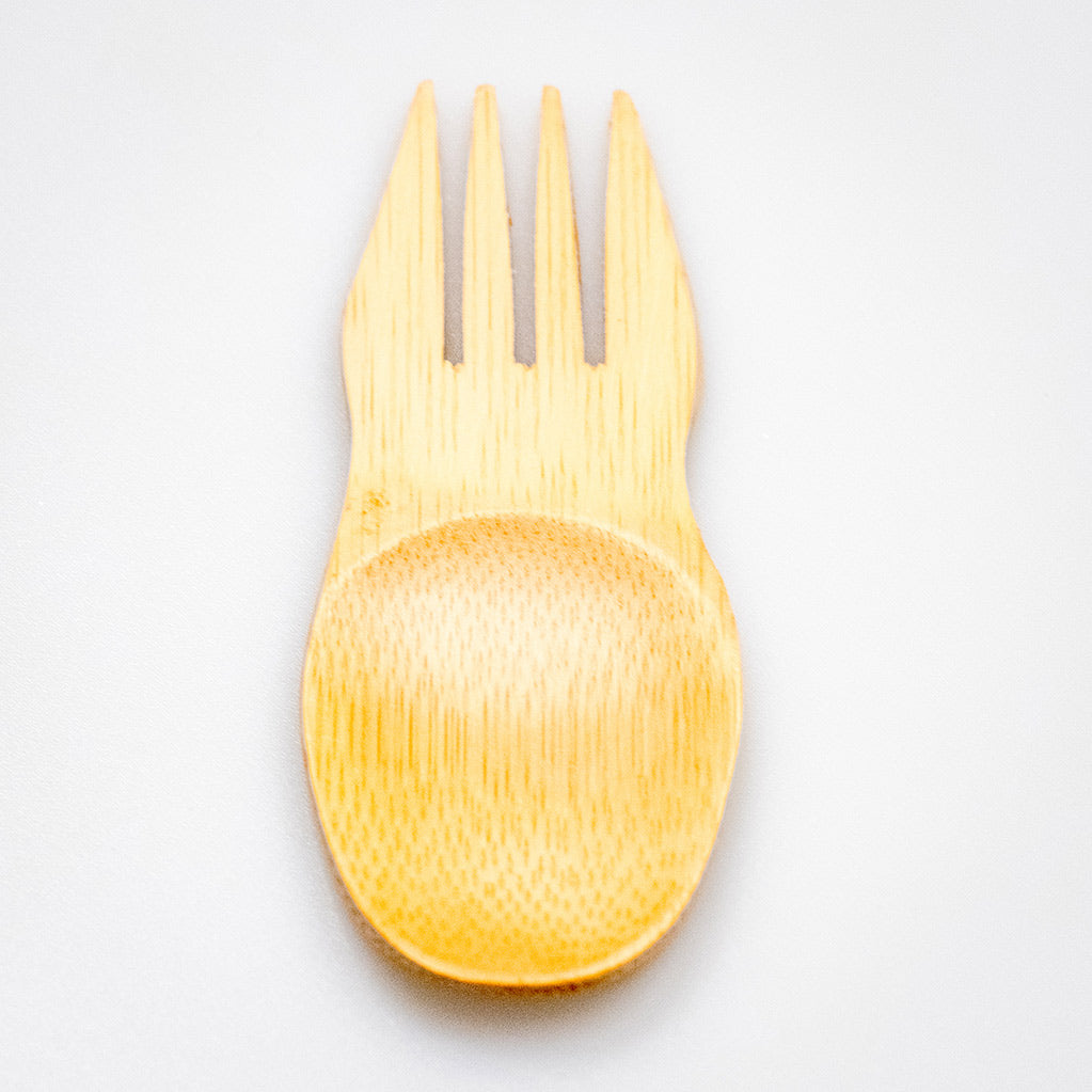 Bamboo Spork With Pouch – Zerovana