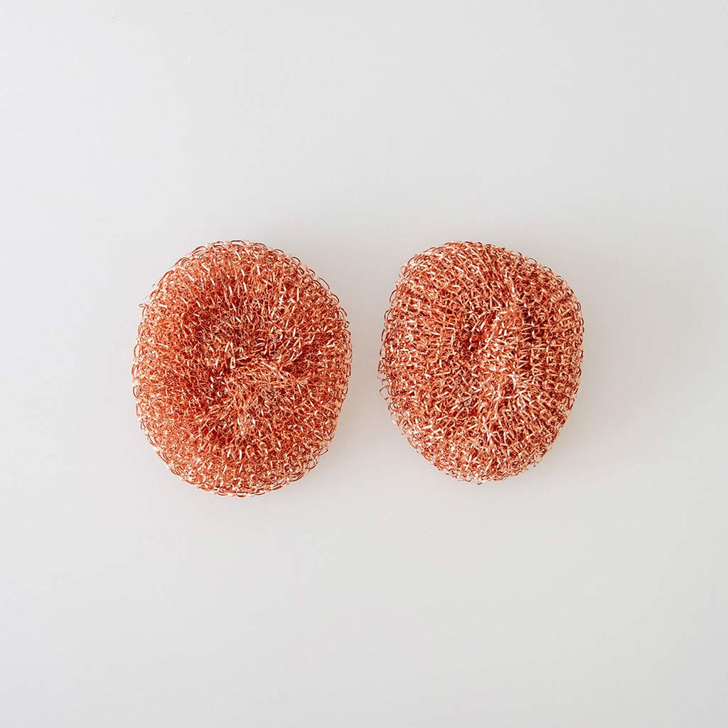 Copper Scrubber for Pots and Pans - Set of 2 – Zerovana