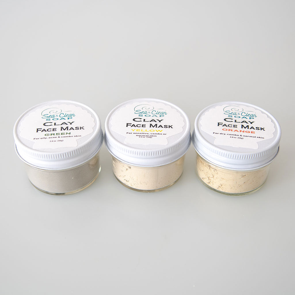 Natural Clay Face Masks - 3 Varieties – Zerovana