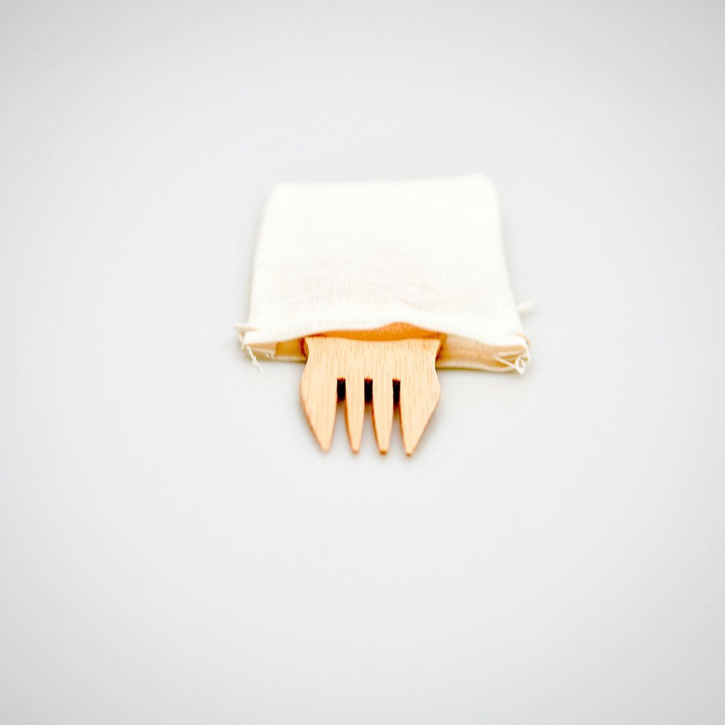 Bamboo Spork With Pouch – Zerovana
